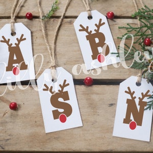 Reindeer SVG PNG Set of 26 Reindeer Letter Files-uppercase-christmas ...