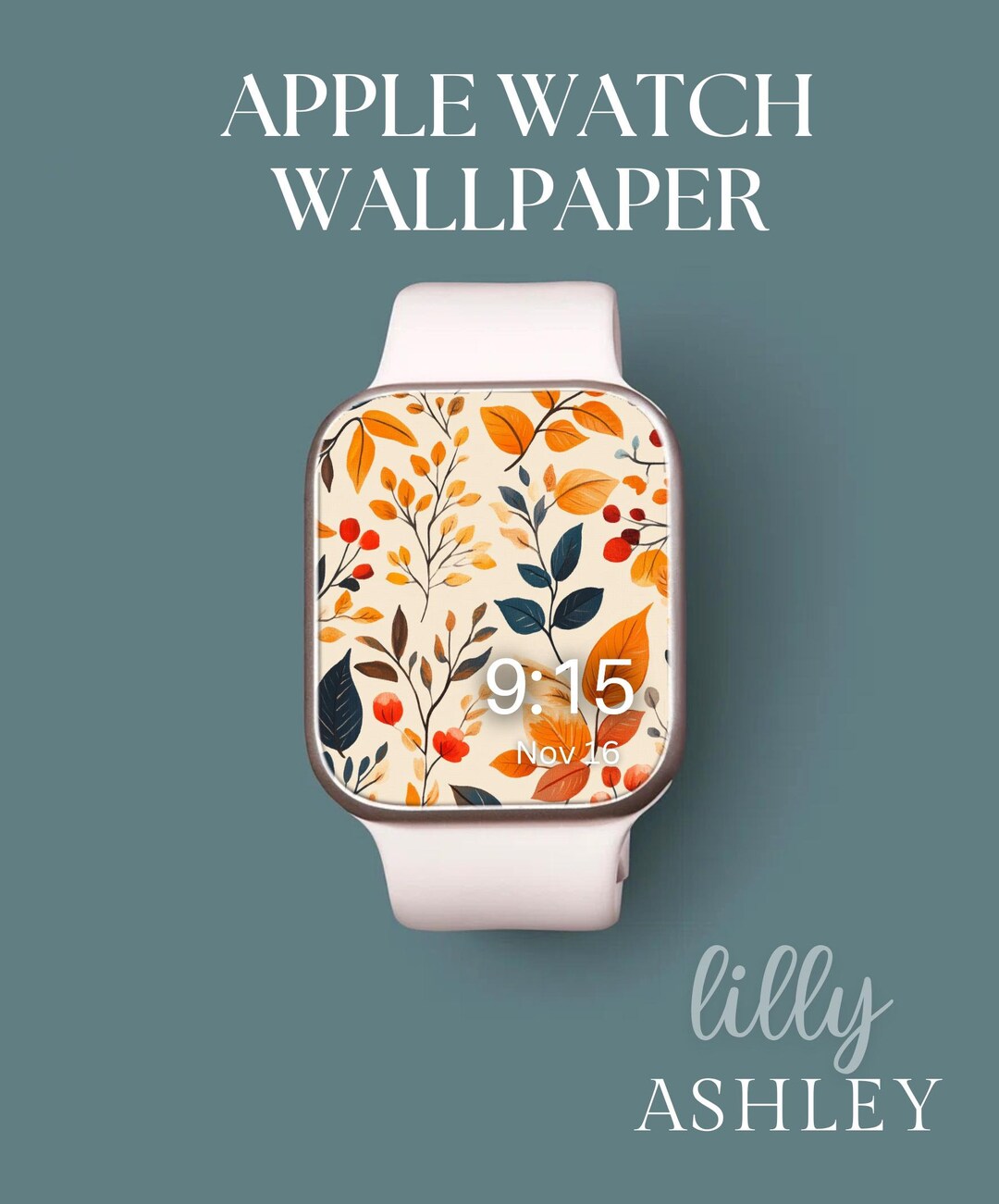 Fall Apple Watch Face, Watch Background, Womens Apple Watch Wallpaper ...