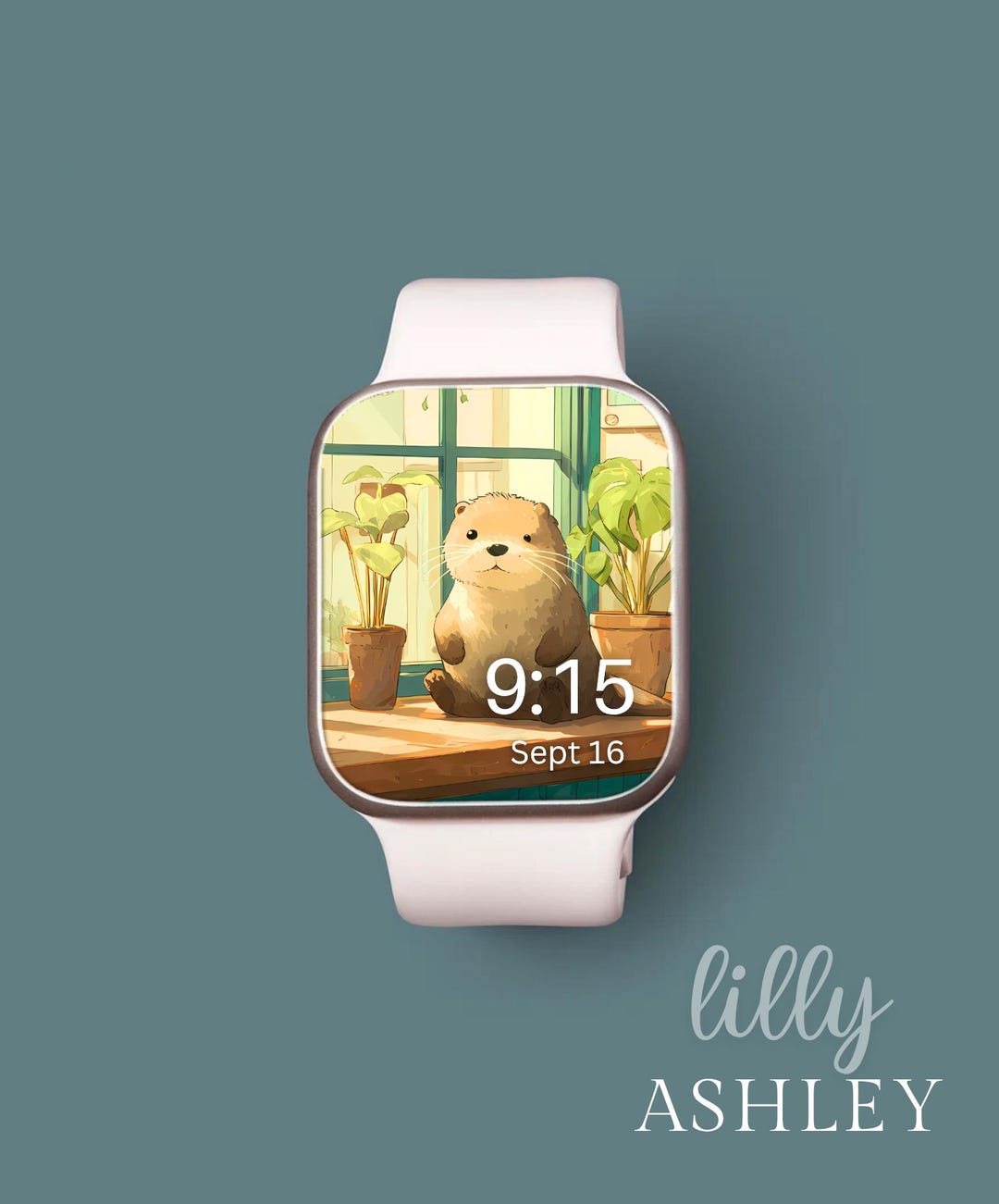 Apple Watch Face, Cute Smart Watch Background, Animal Themed Watch ...