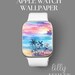 Beach Apple Watch Face , Tropical Waves Watch Background, Womens Apple ...