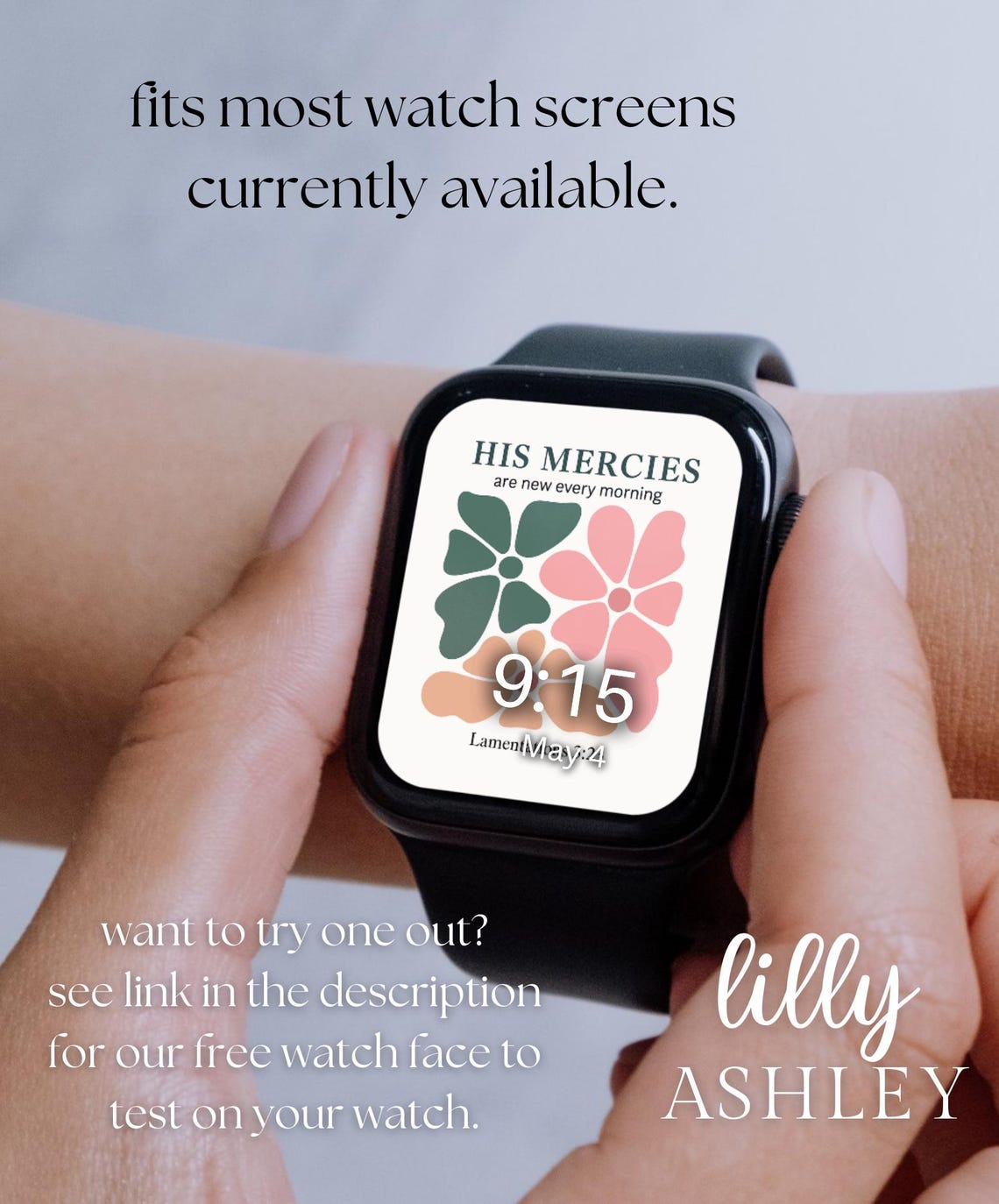 Christian Apple Watch Face, Bible Verse Watch Background, Womens Apple ...