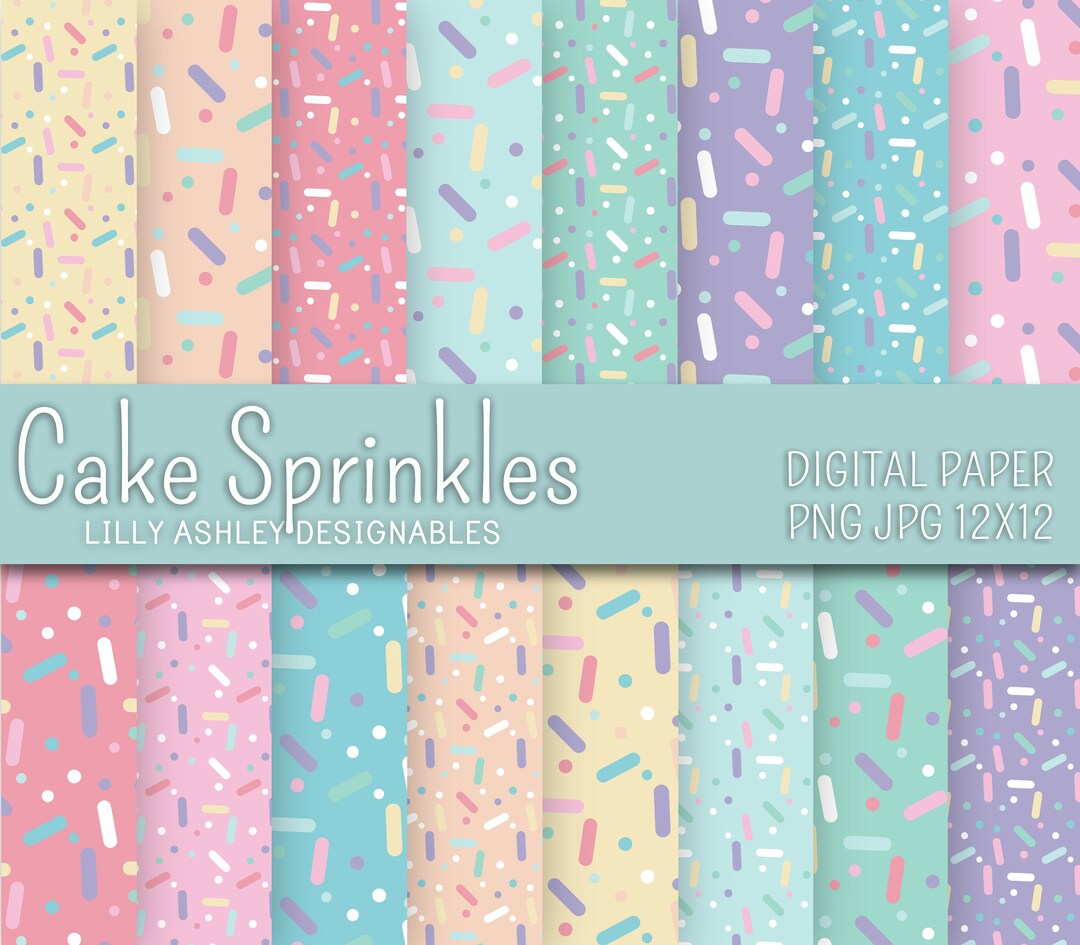 Birthday Party Backgrounds Bundle | Instant Download | Ice Cream ...
