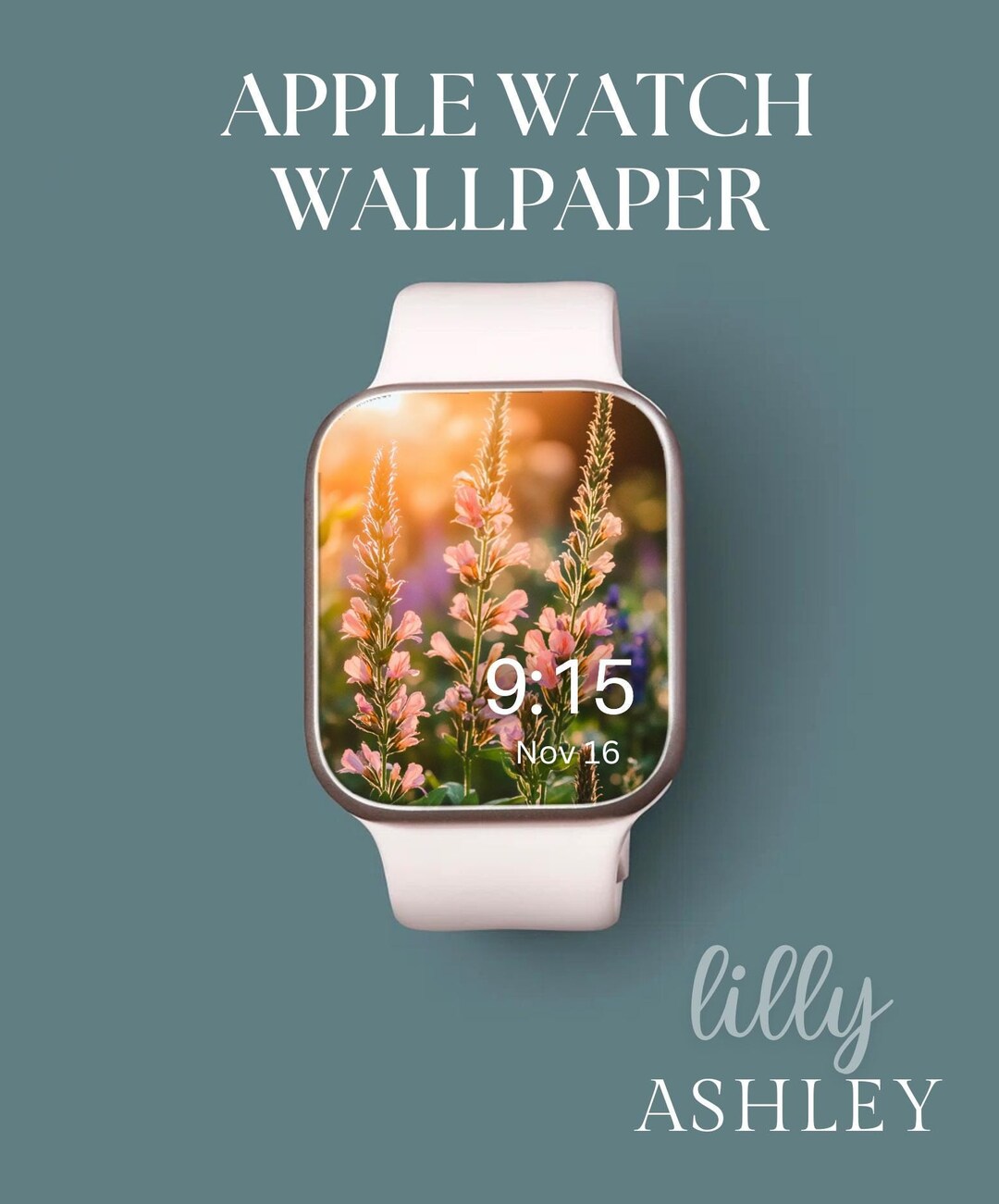Floral Apple Watch Face , Earthy Watch Background, Womens Apple Watch ...