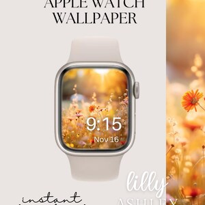 Floral Apple Watch Face, Watch Background, Womens Apple Watch Wallpaper ...