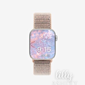 Winter Apple Watch Face for the Holidays, Aesthetic Watch Background ...