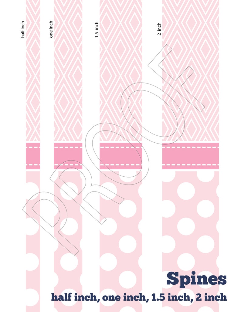 Printable Covers for Binders With Backings/spines Digital Notebook ...