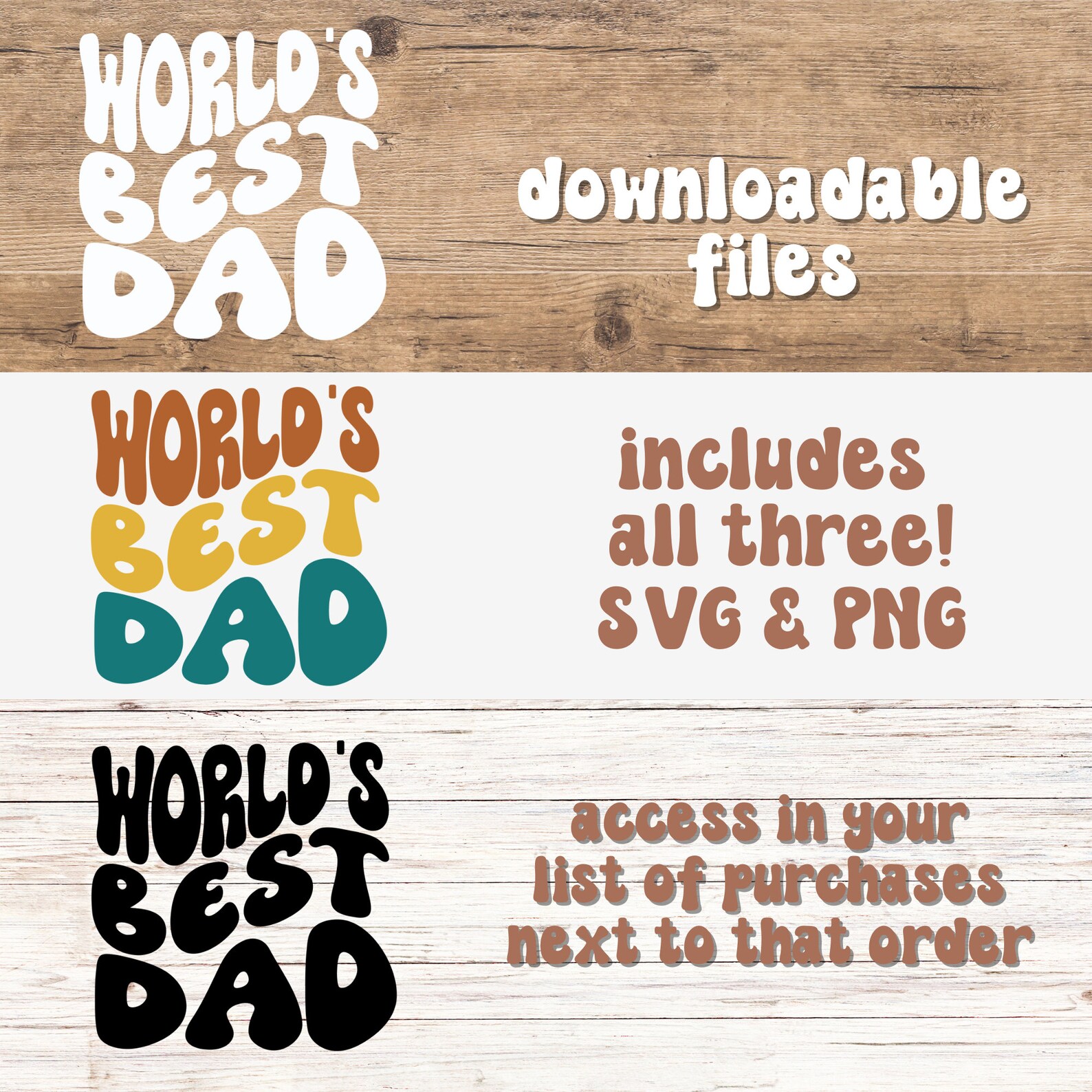 Dad Gifts SVG PNG FILES Father's Day Gift Svg & Png - Etsy