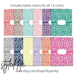 School Subject Binder Cover Printable SET 8.5x11 PDF Covers Backings ...