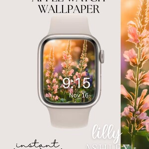 Floral Apple Watch Face , Earthy Watch Background, Womens Apple Watch ...