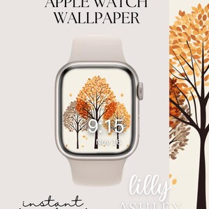 Fall Apple Watch Face, Watch Background, Womens Apple Watch Wallpaper ...