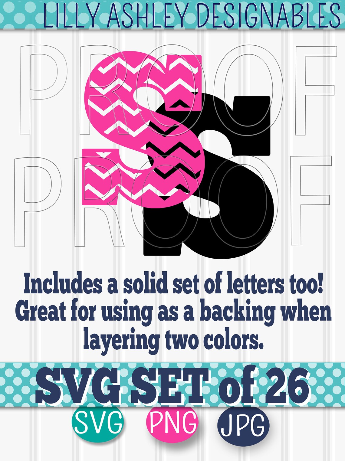 Chevron Letter SVG Cut File Set of 26-uppercase Letters A-Z | Etsy