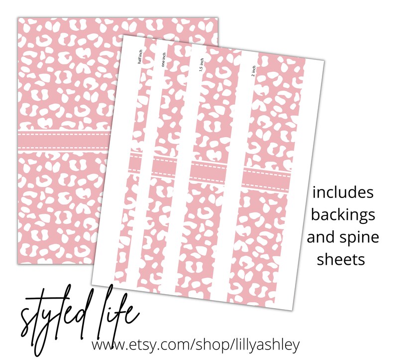 School Subject Binder Cover Printable SET 8.5x11 PDF Covers - Etsy