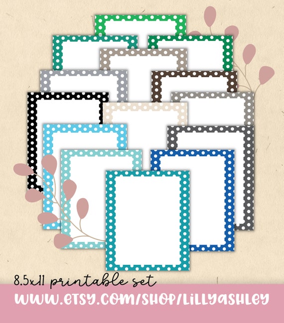 Printable Borders For Paper