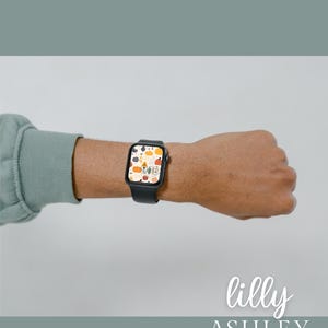 Pumpkinseason Apple Watch Face, Watch Background for Fall, Womens Apple ...
