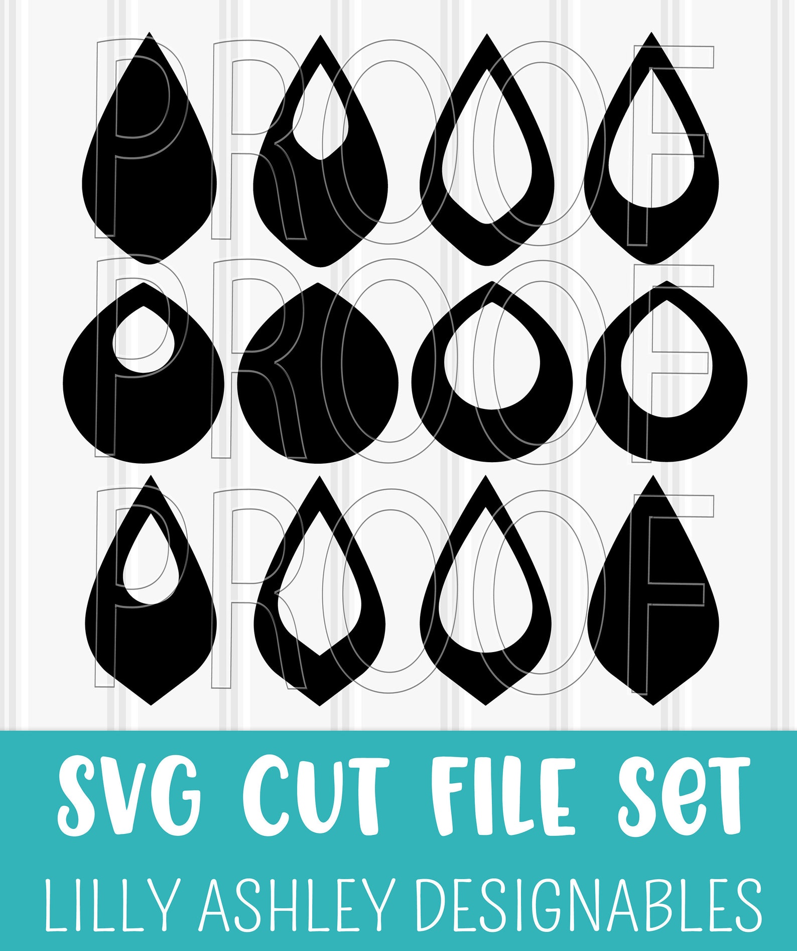 Teardrop SVG Cut File Set of 12 Svg/png Formats. Teardrop Svg - Etsy Canada