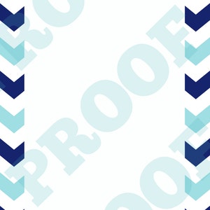 Printable Paper Pack of 5 Chevron Border Paper--8.5x11 JPG & PDF ...