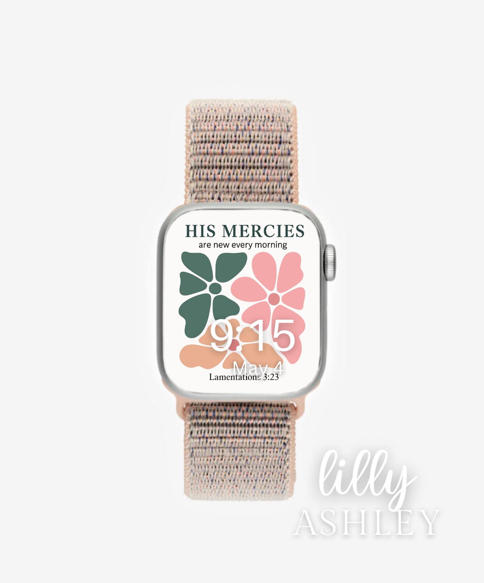 Christian Apple Watch Face, Bible Verse Watch Background, Womens Apple ...