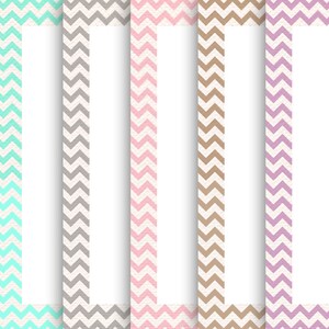 Printable Paper Pack of 5 Border Papers8.5x11 JPG Bordered - Etsy