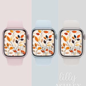 Fall Apple Watch Face, Watch Background, Womens Apple Watch Wallpaper ...