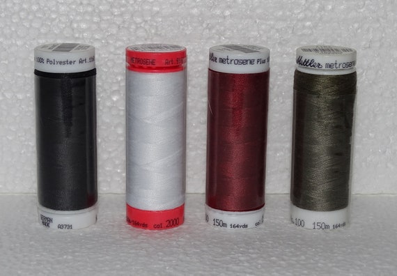 Sewing & Fiber Mettler Metrosene Thread 100% polyester Thread for Masks ...