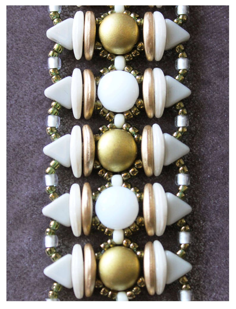 Soft Colors Geometric Bracelet, Beadwork Bracelet, Glass Bracelet ...