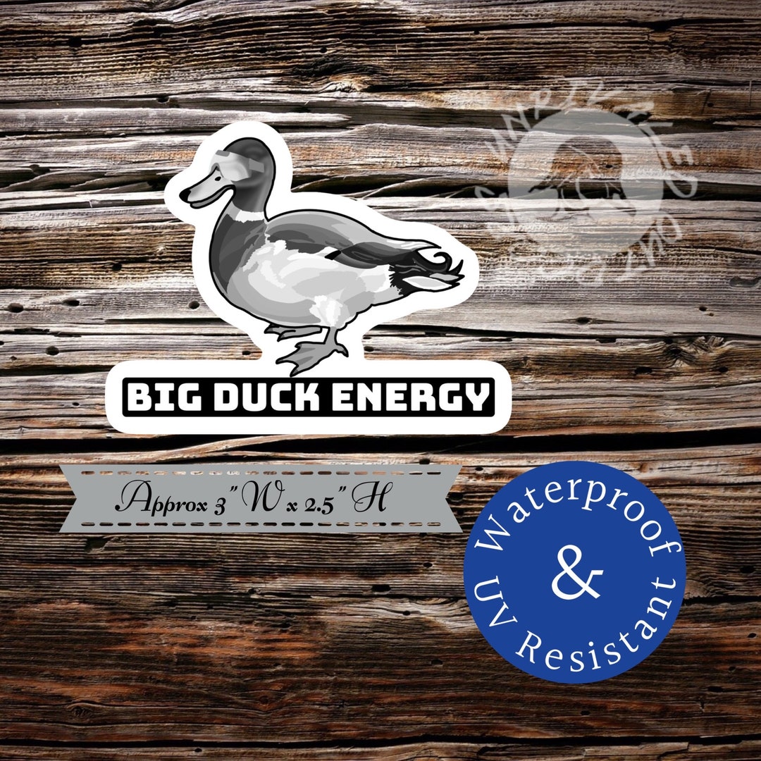Big Duck Energy Sticker Mallard Decal - Etsy