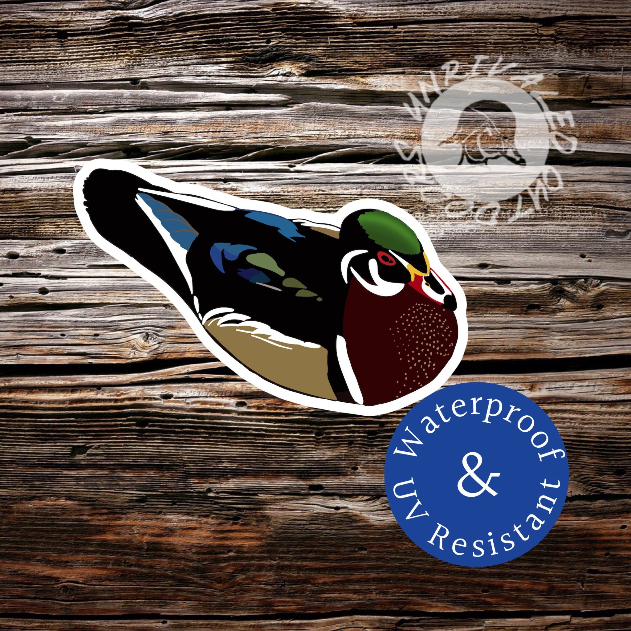 Wood Duck, Woodie Sticker, Woodduck - Etsy