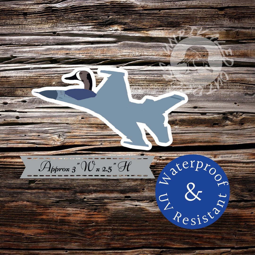 Teal in Fighter Jet Sticker Decal - Etsy