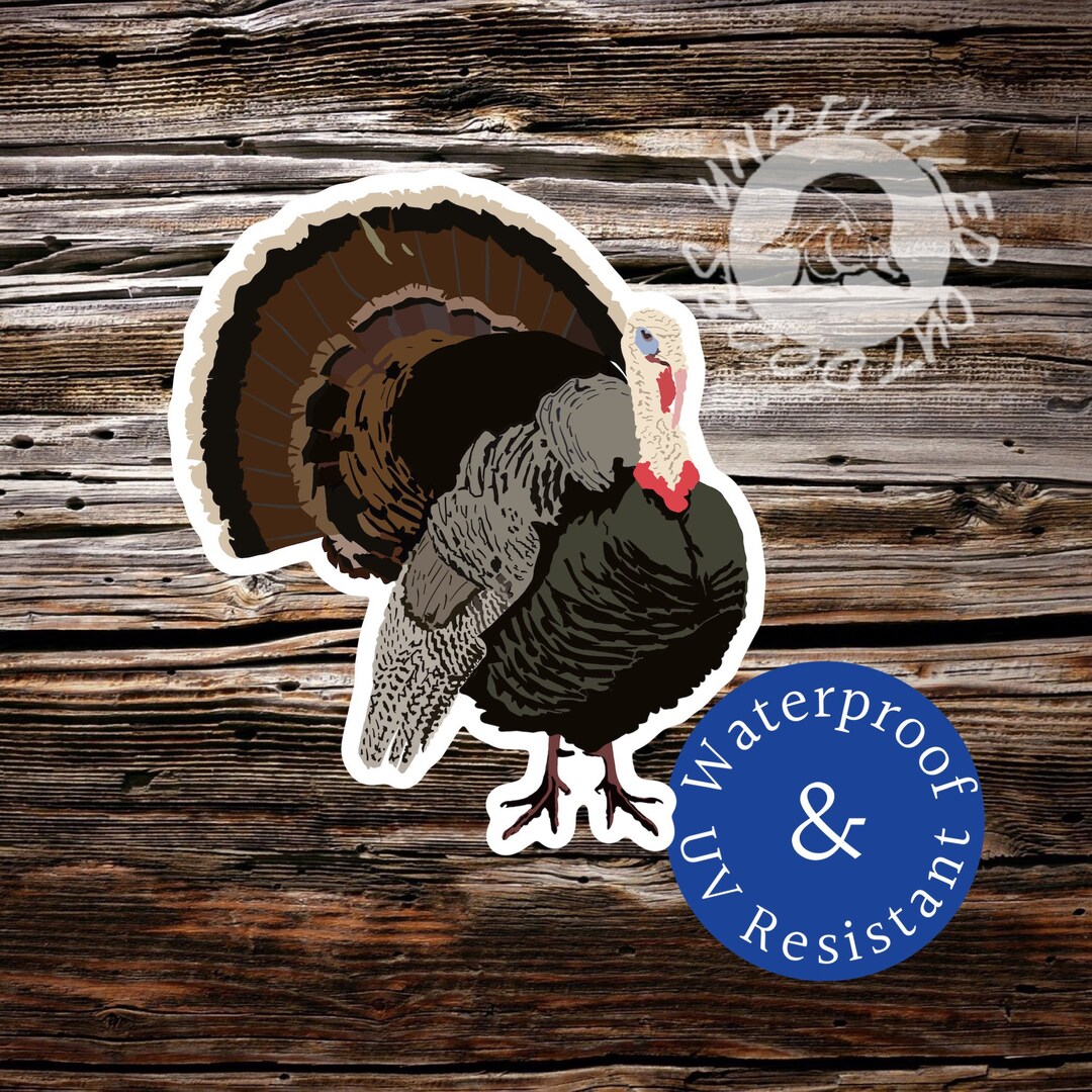 Turkey Sticker Decal - Etsy