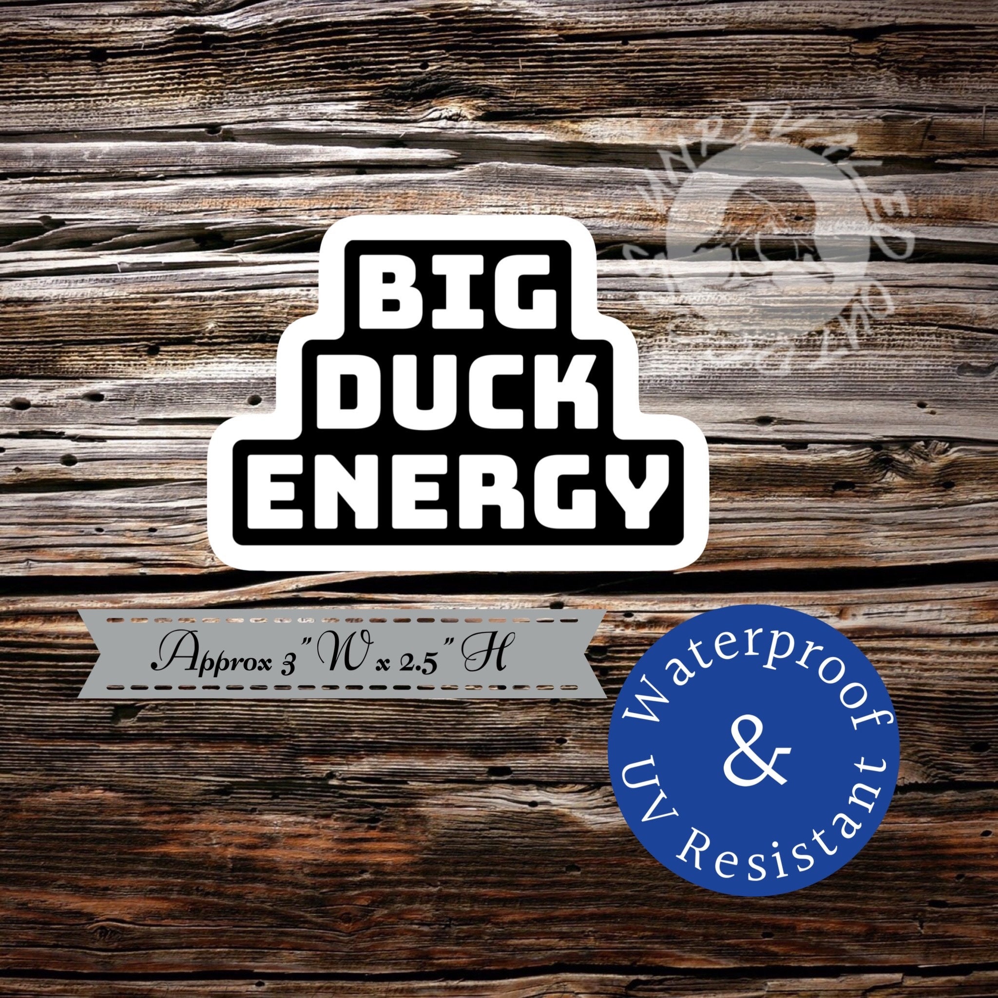 Big Duck Energy Sticker Decal - Etsy