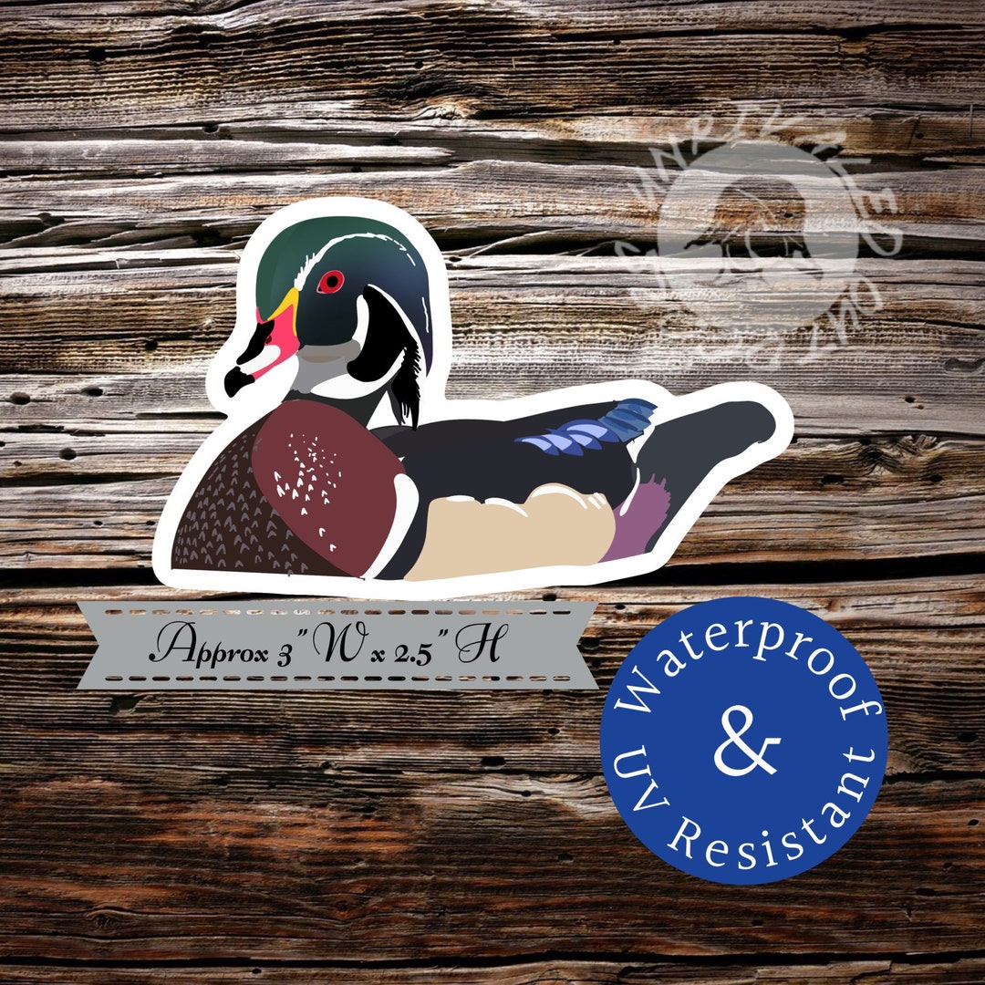 Wood Duck Flying, Woodie Sticker, Woodduck - Etsy