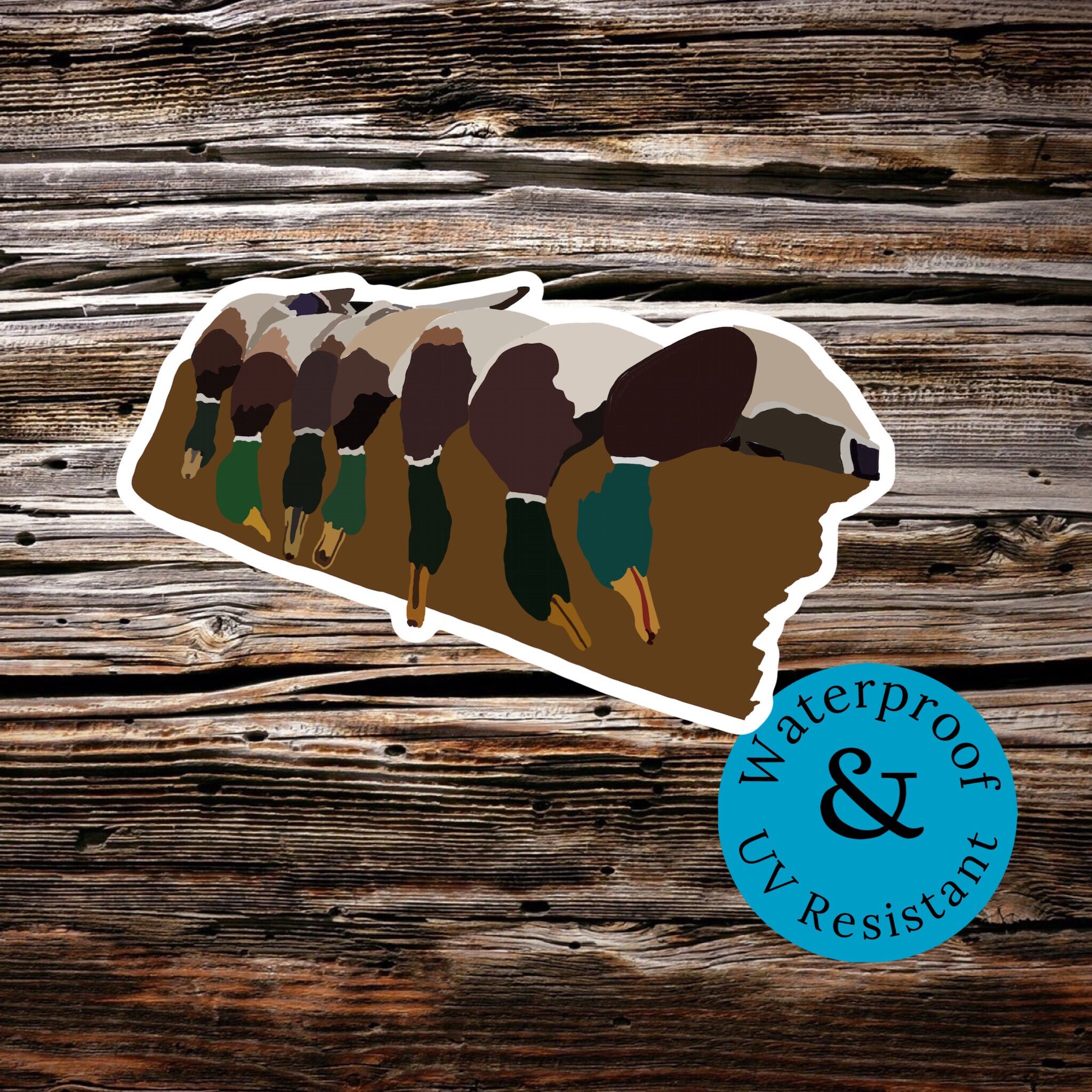 Stack of Mallards Duck Hunting Hunter Sticker Decal - Etsy