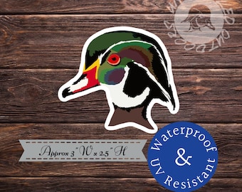 Wood Duck Vinyl Decal Vinyl Decal Car Decal Truck Decal - Etsy