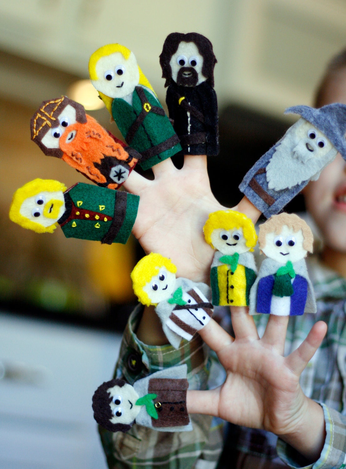 Lord of the Rings Finger Puppets Patterns - Etsy