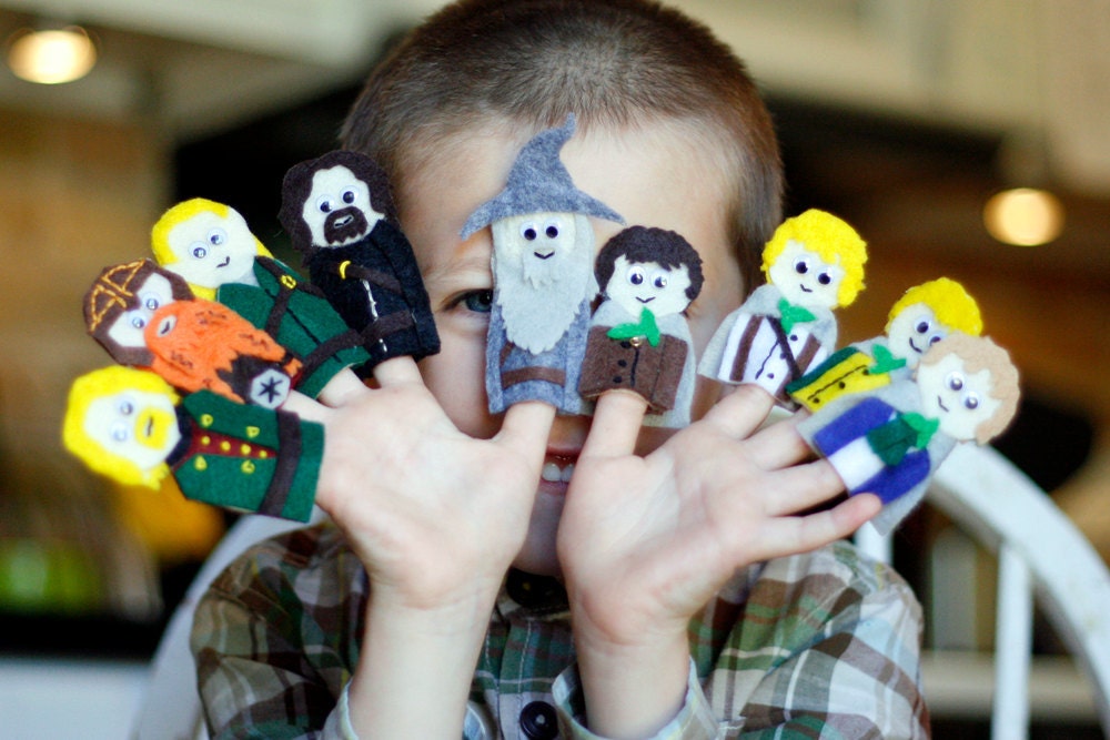 Lord of the Rings Finger Puppets Patterns - Etsy