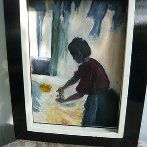 La Repasseuse the Ironer Oil Painting on Canvas Impressionist French ...