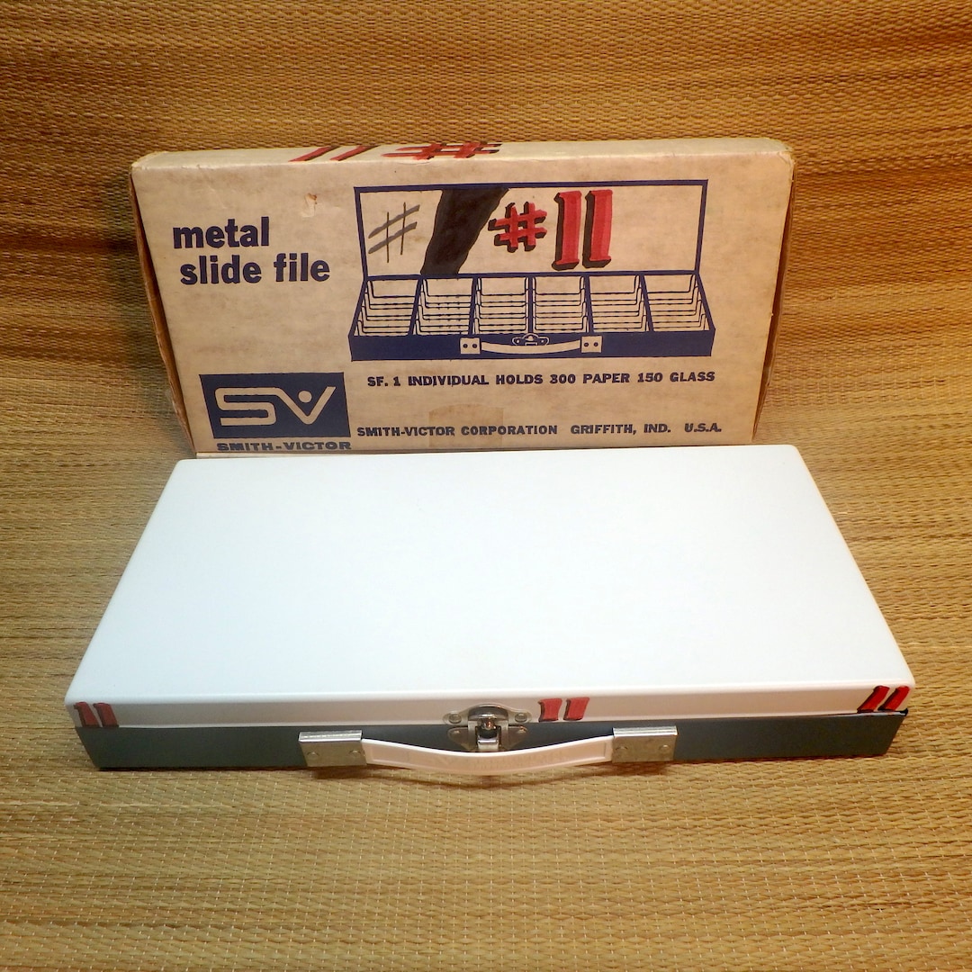 Vintage SV Slide File Storage Box 35mm Transparency Cardboard Mounts - Etsy