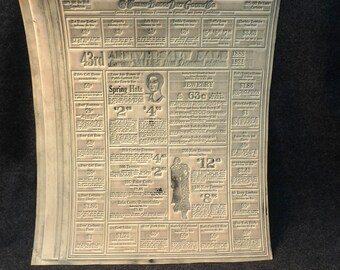 Historic Newspaper Flong the Pueblo Chieftain Colorado 1931 Very ...