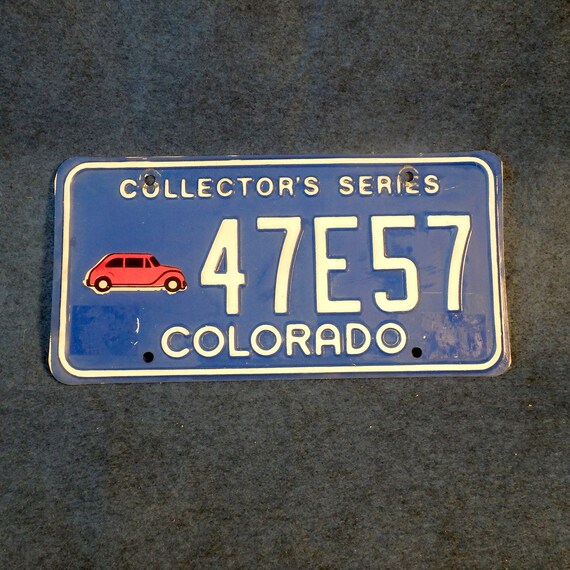 Art & Collectibles Memorabilia 47E57 Vintage Colorado License Plate ...