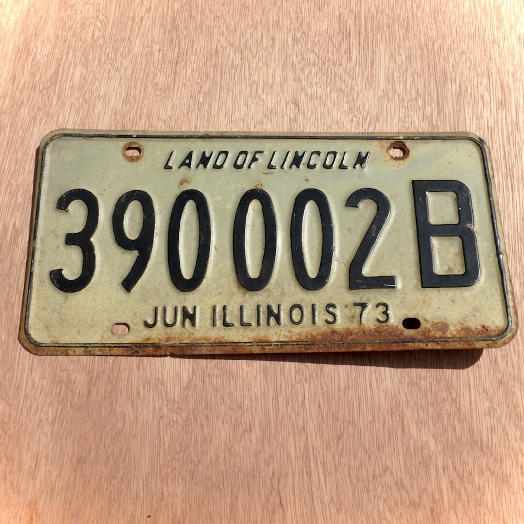 Farm License Plate - 390002B - Black on White - Dated June 1973 - Etsy