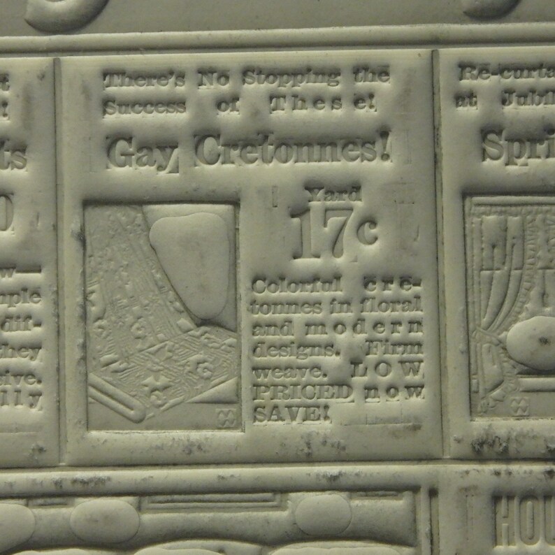 The Pueblo Chieftain 1931 Newspaper Flong Sunday Morning | Etsy