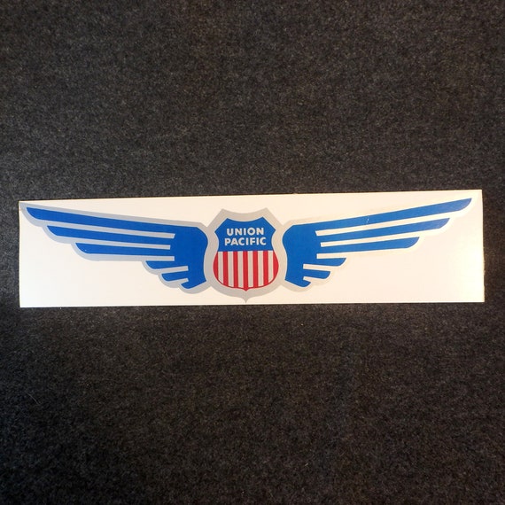 Union Pacific Railroad Logo Sign Header Card Great For The | Etsy