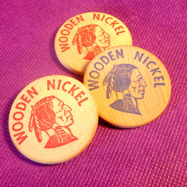 Wooden Nickels - Etsy