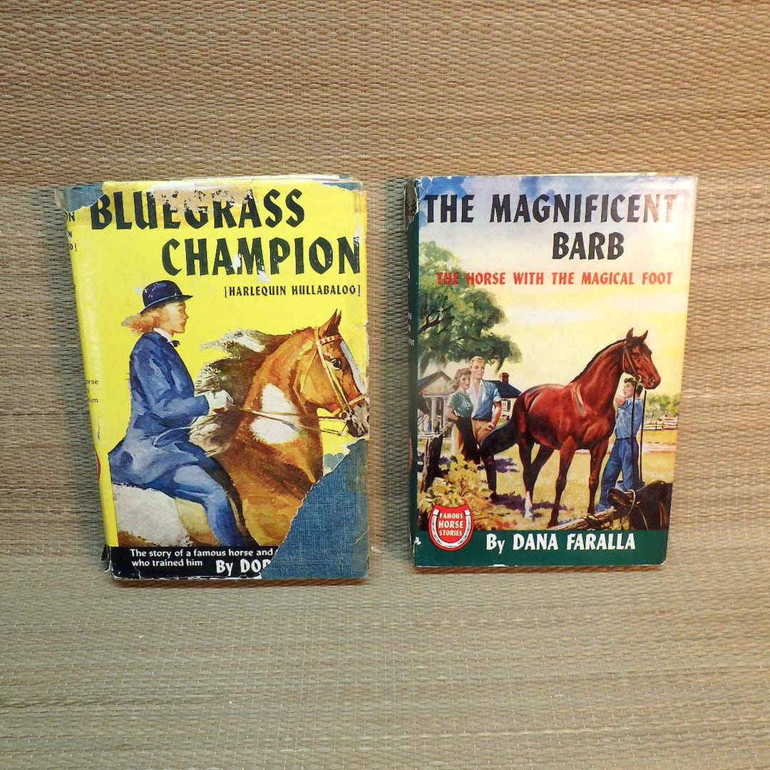 Famous Horse Stories Bluegrass Champion, the Magnificent Barb Vintage ...