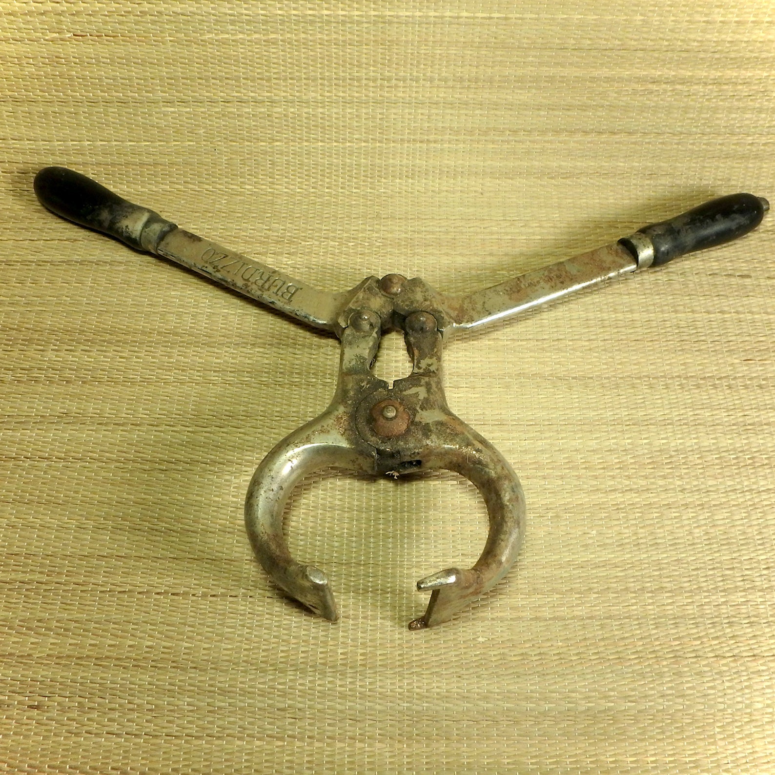 Vintage Bull Castrator - Farm Ranch Tool - Burdizzo - Wood Grips - Etsy