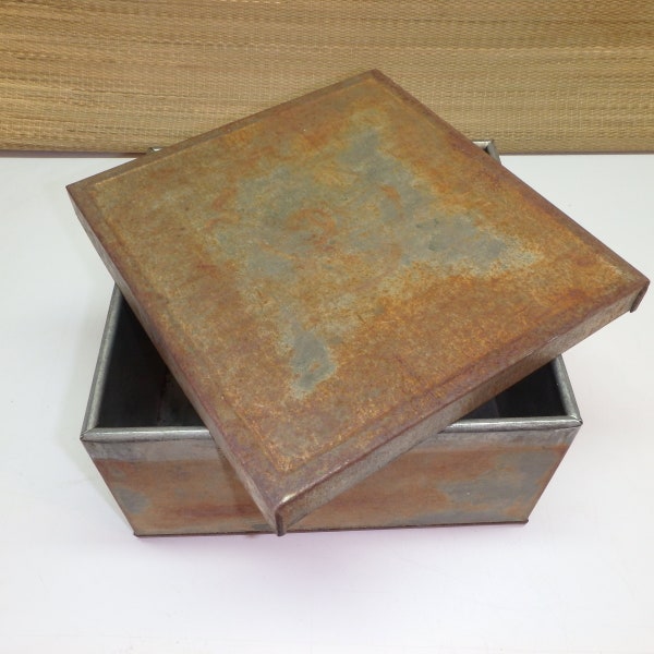 Large Tin Box - Etsy