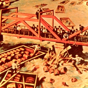 2 Postcards With Scenes From the Pond Freshet Disaster Oil | Etsy