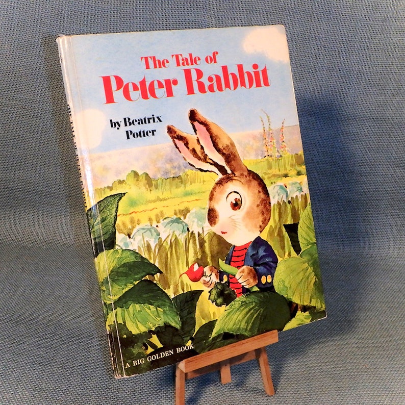The Tale of Peter Rabbit Vintage Large Book for Children - Etsy