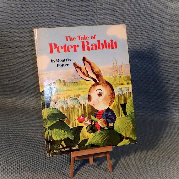 The Tale of Peter Rabbit Vintage Large Book for Children | Etsy