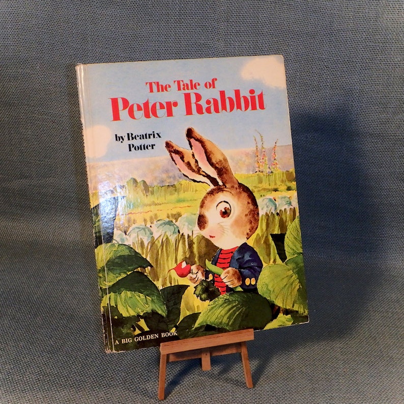 The Tale of Peter Rabbit Vintage Large Book for Children | Etsy